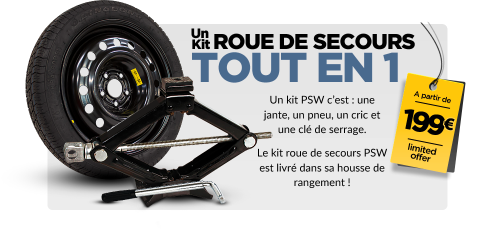 Kit roue de secours. - Kit roue de secours